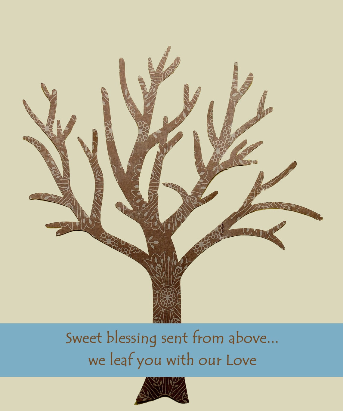 Baby Shower Thumbprint Tree Unique Baby Shower Gift Baby - Etsy