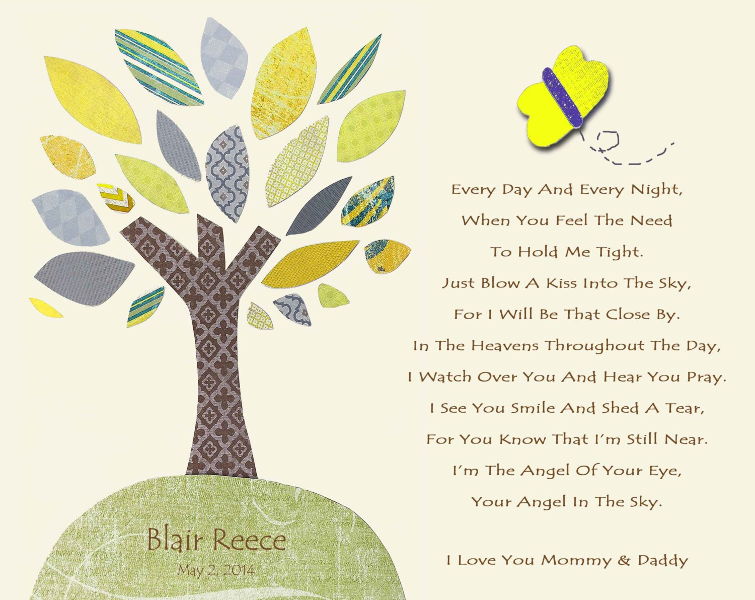 In Loving Memory of Child, in Memory of Miscarry, Memorial Poem, Loved ...