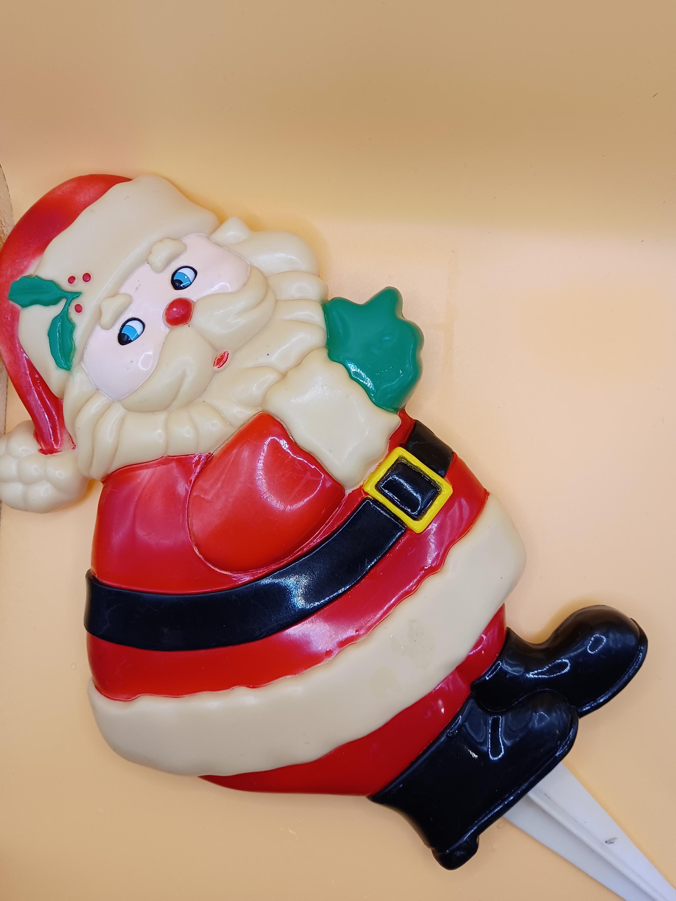 Vintage Santa Mrs Claus Lawn Stake Christmas Decor - Etsy