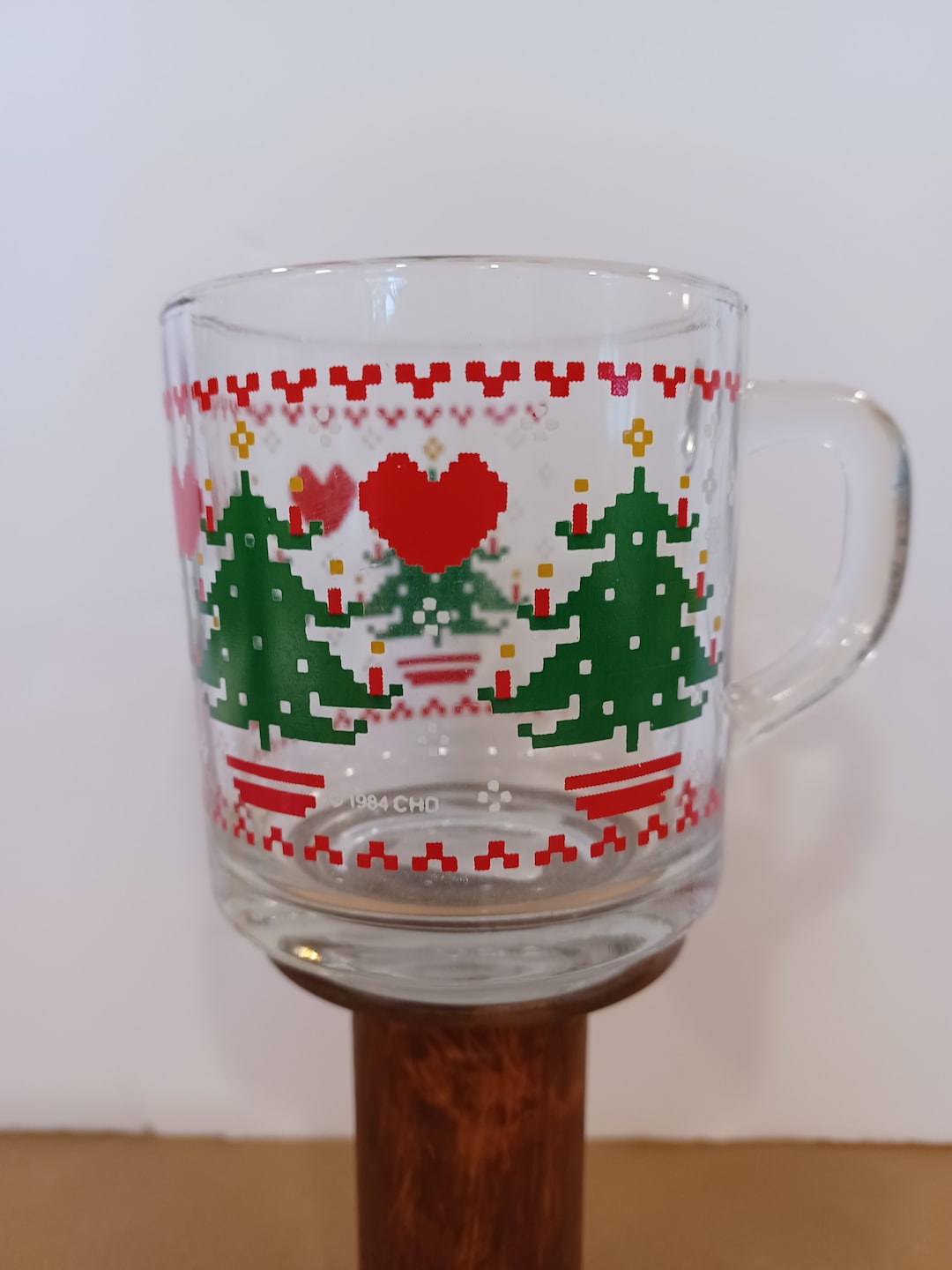 Hocking Anchor Clear Glass Christmas Tree Mug - Etsy