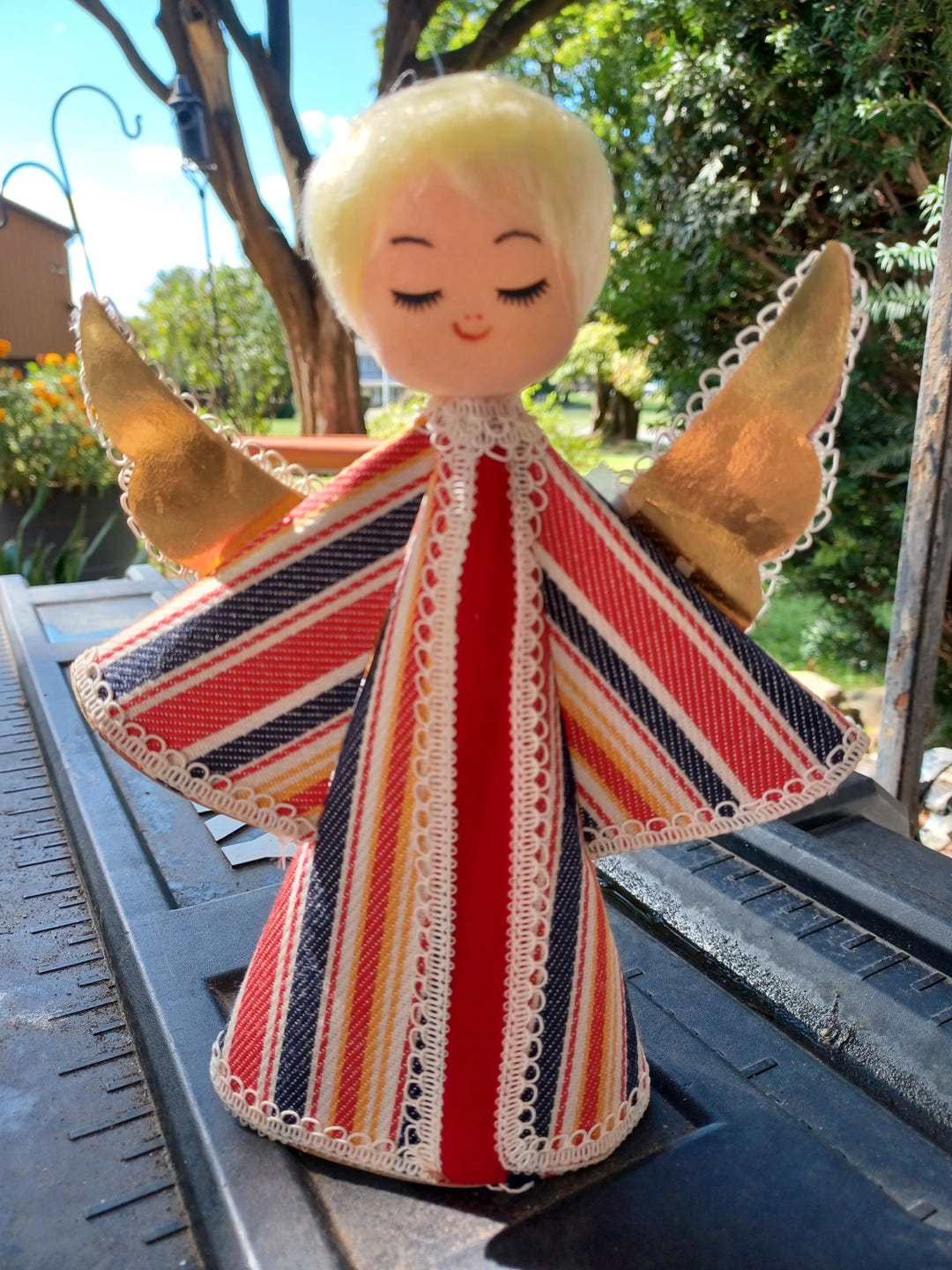 Vintage Angel Christmas Tree Topper - Etsy