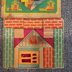 Vintage Japan Building Blocks, Miniature - Etsy