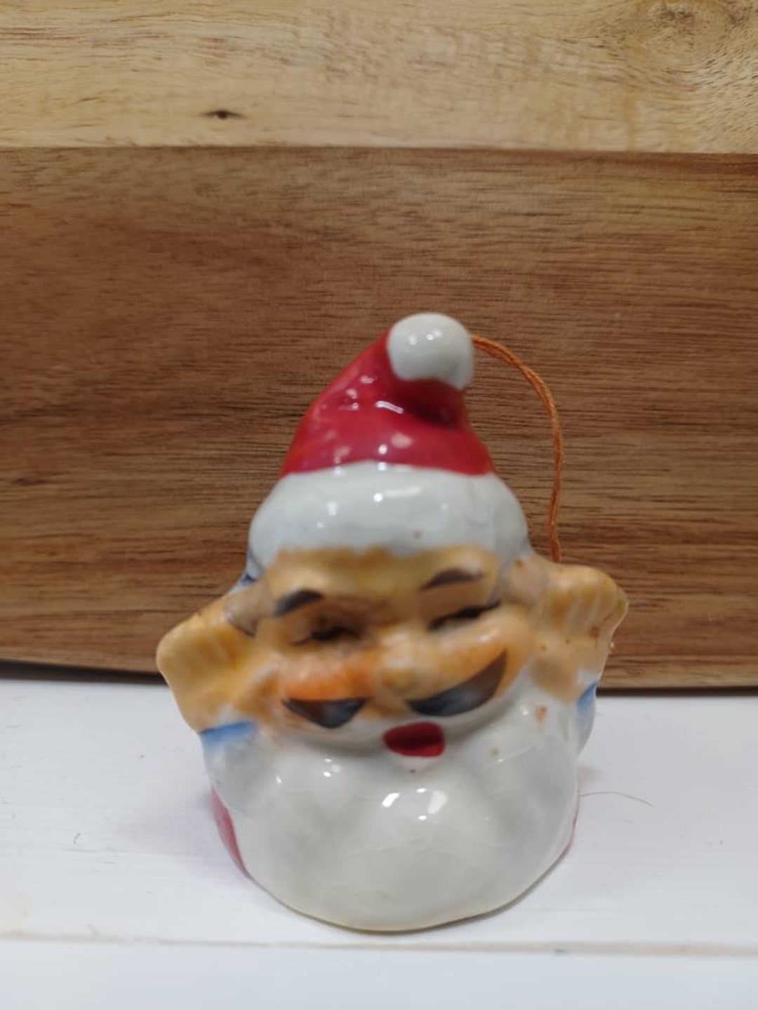 Vintage Santa Bell - Etsy