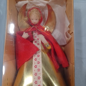 Vintage Angel Tree Topper Germany - Etsy