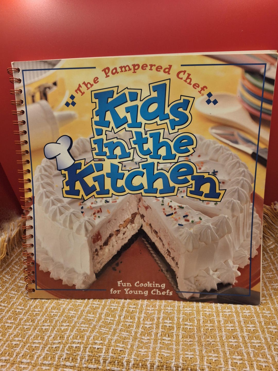 Vintage 1998 the Pampered Chef Kids in the Kitchen Cookbook Spiral ...