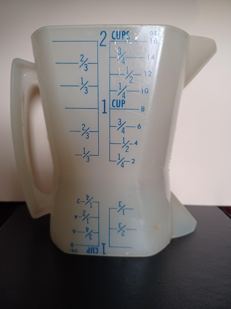 Vintage Wet/dry Measuring Cup - Etsy