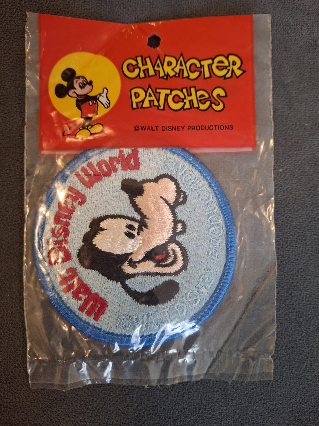 Vintage Walt Disney World Goofy Character Patch in Original Sealed ...