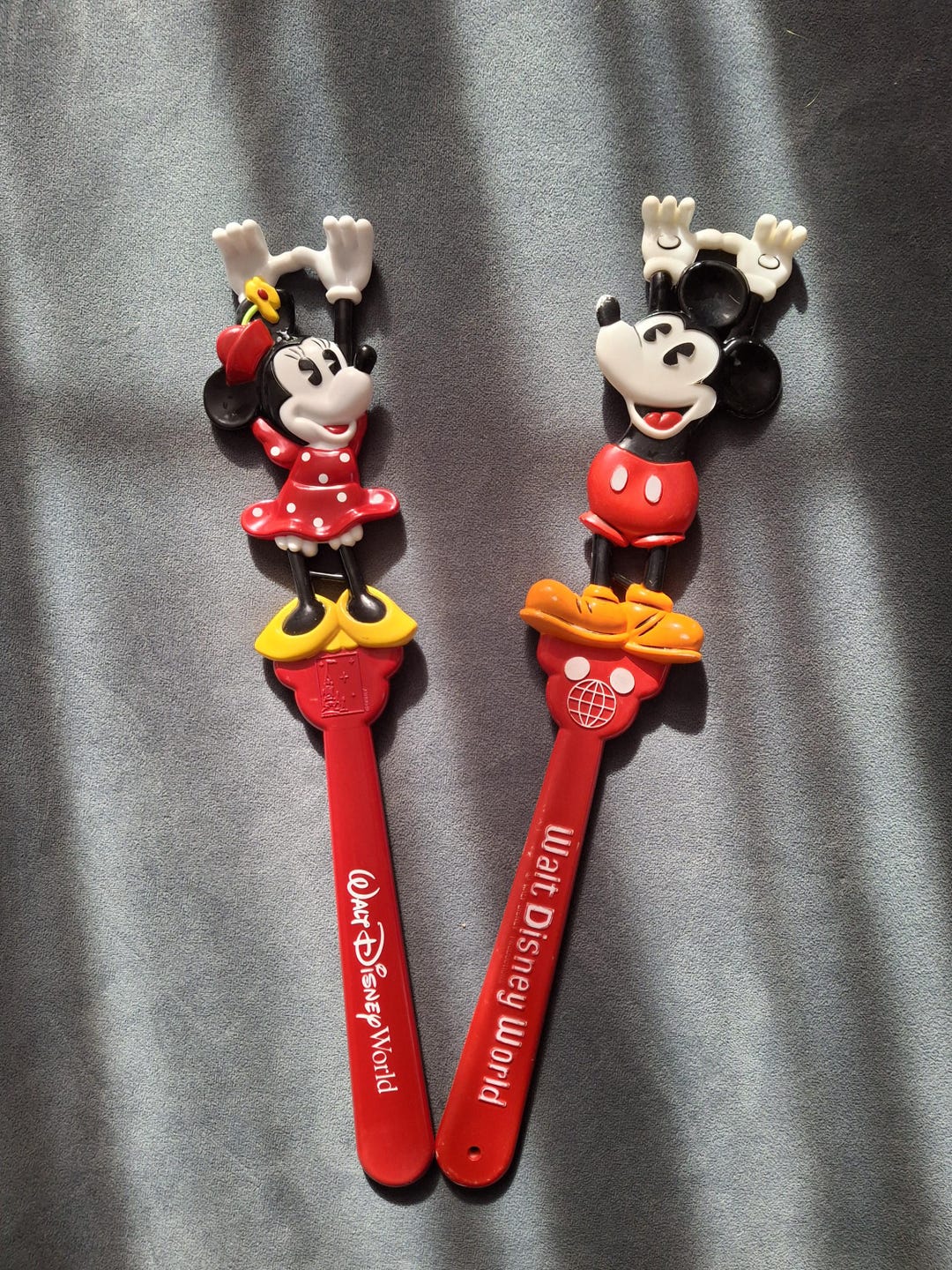 Vintage Mickey and Minnie Mouse Back Scratchers 1970s - Etsy