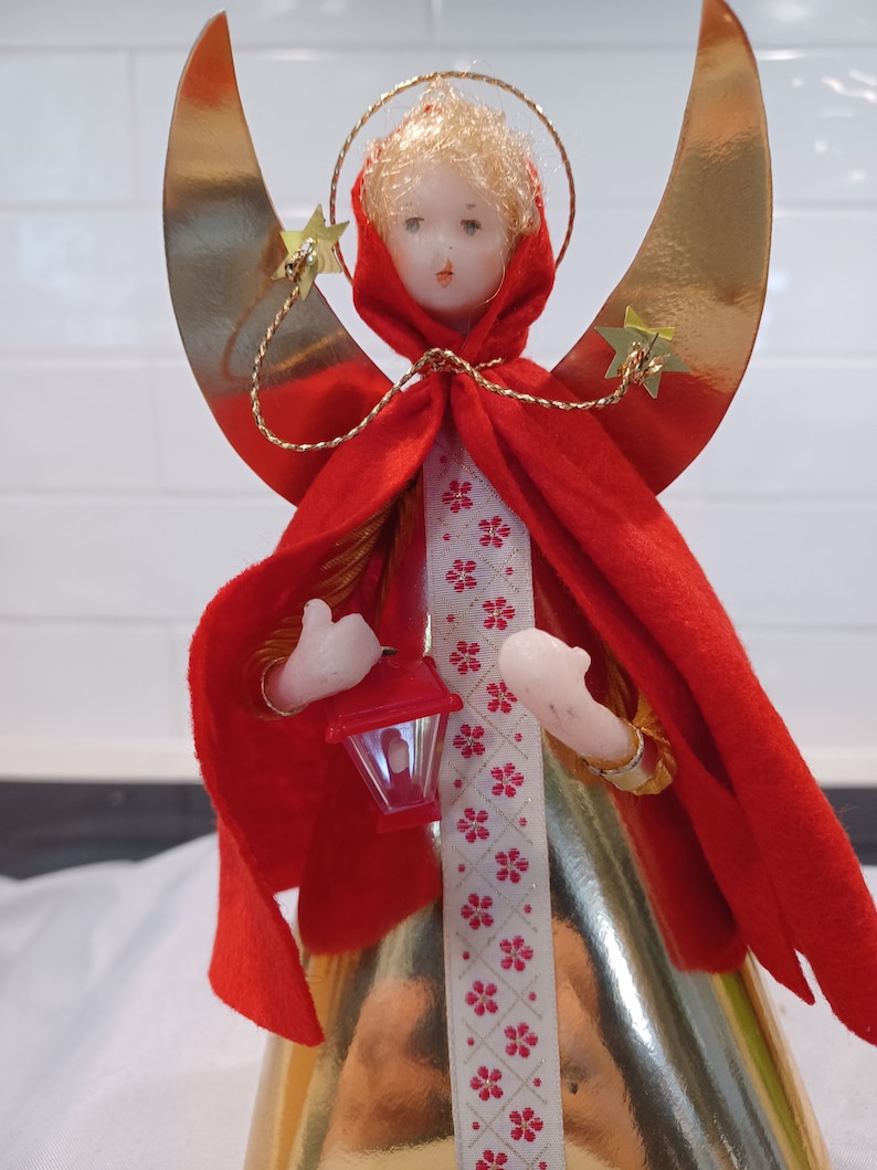 Vintage Angel Tree Topper Germany - Etsy