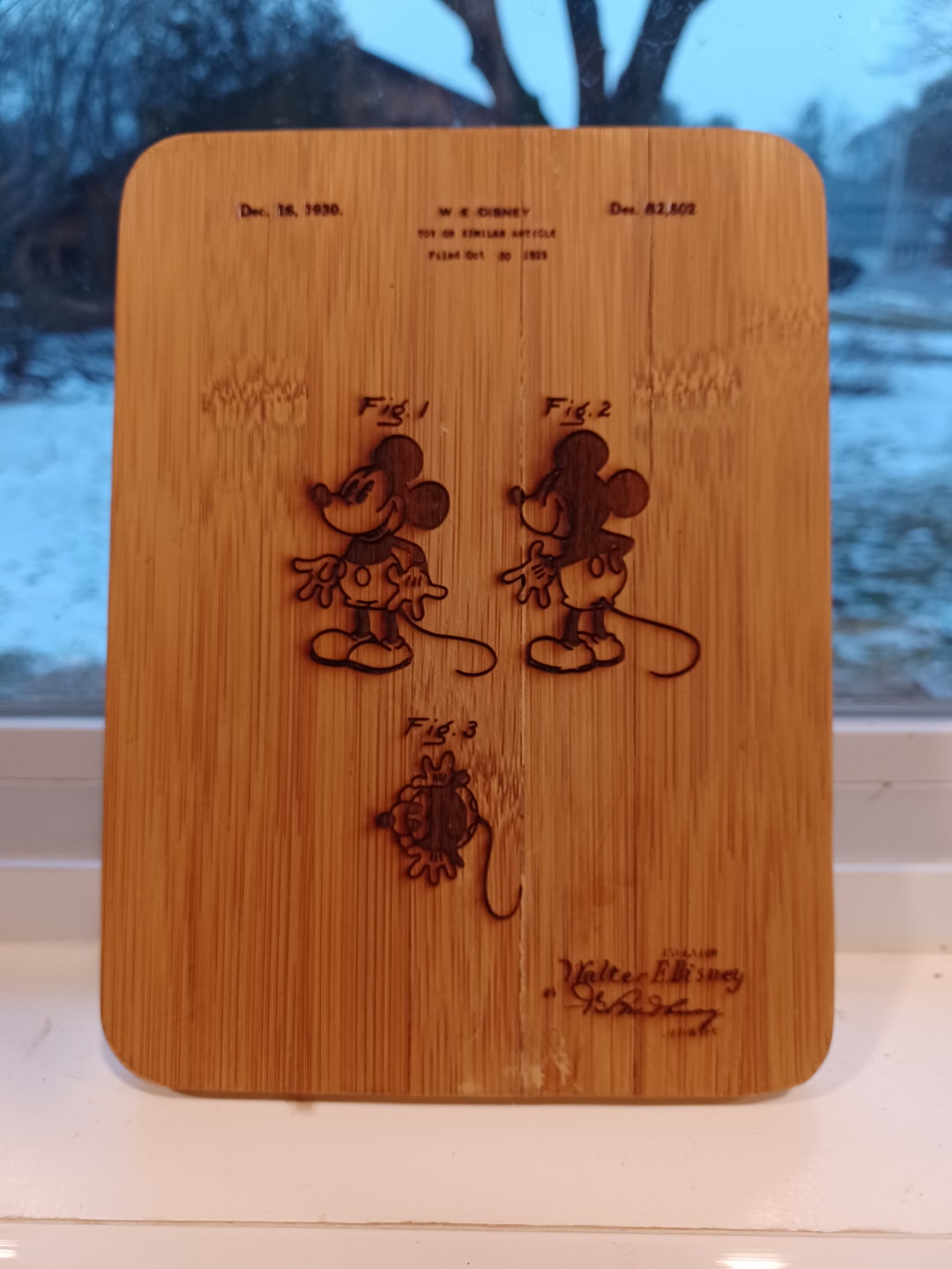 Mickey Mouse Cutting Board - Etsy
