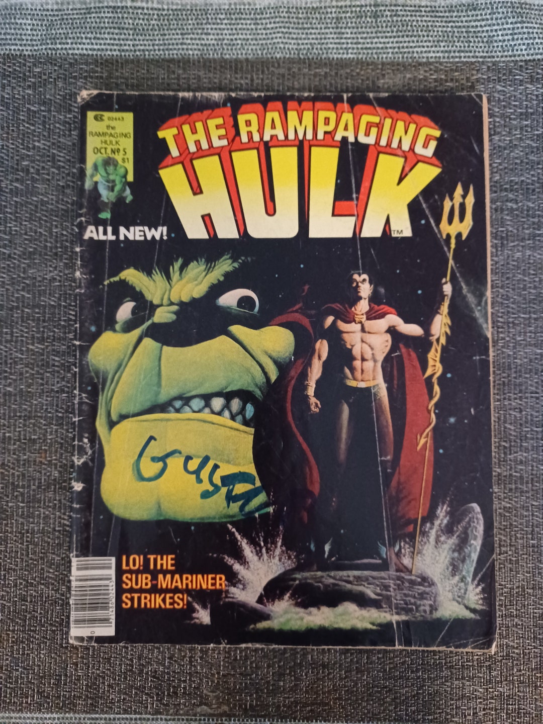 Vintage 1977 Hulk Magazine - Etsy