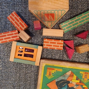 Vintage Japan Building Blocks, Miniature - Etsy