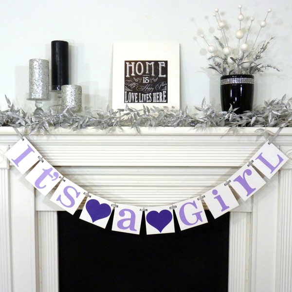 Its a Girl Banner - Etsy