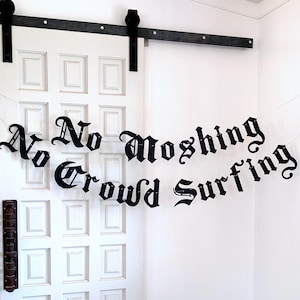 No Moshing No Crowd Surfing / Warped Tour Themed Bachelorette / Warped ...