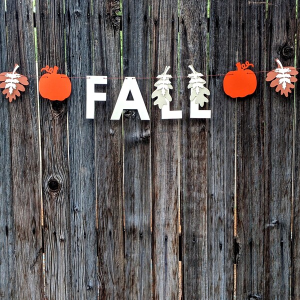 Fall Leaf Banner - Etsy