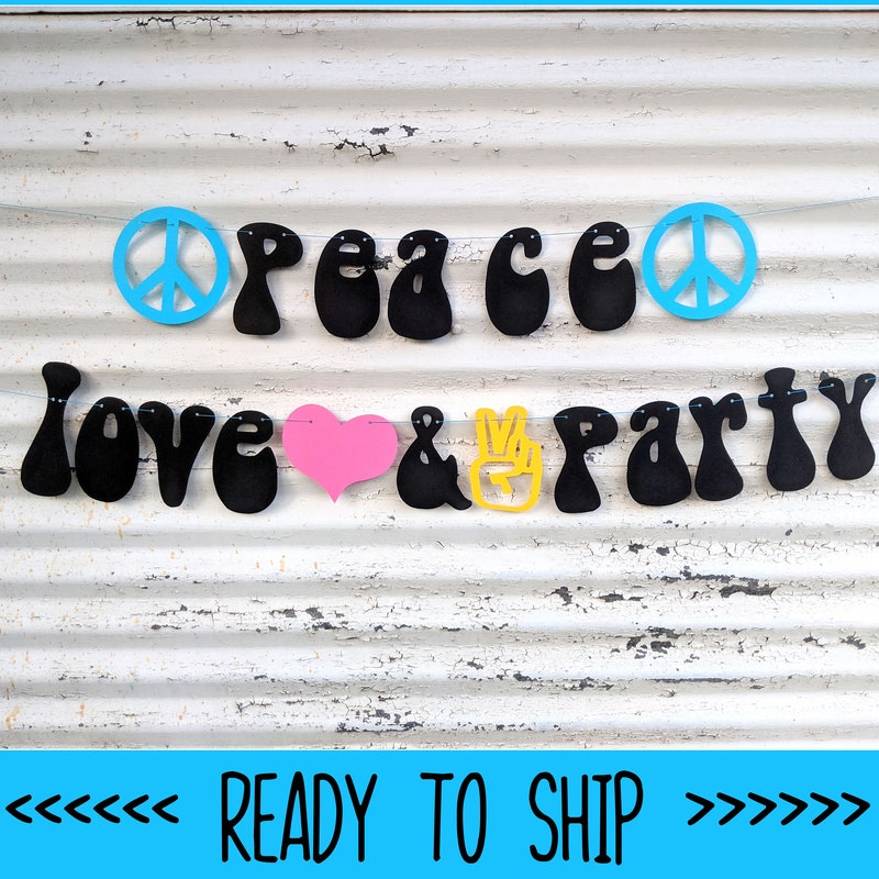 Peace Banner - Etsy