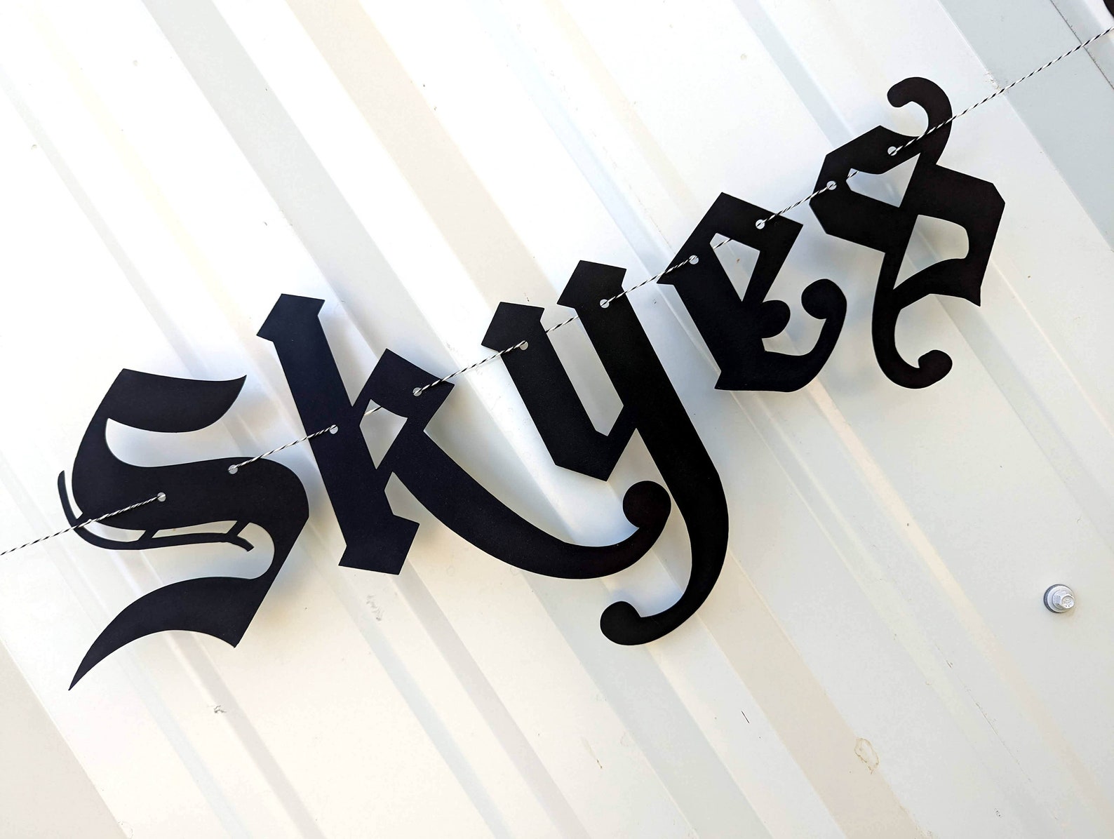 Custom Bach Parade Banner Goth Bridal Shower Bachelorette - Etsy