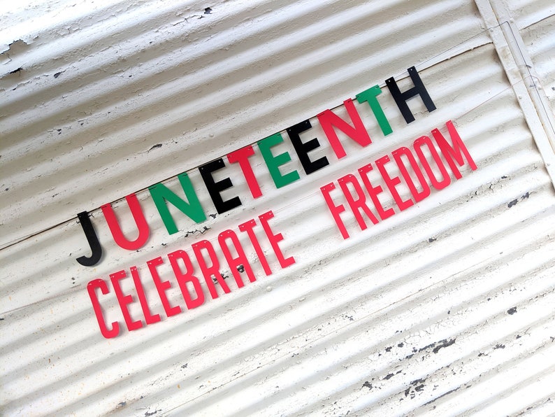 Juneteenth Banner Juneteenth Sign Celebrate Freedom | Etsy
