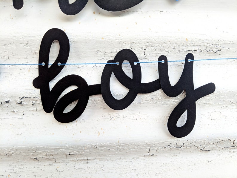 Welcome Baby Boy Banner ∙ Baby Shower Banner ∙ Nursery Room Decoration ...