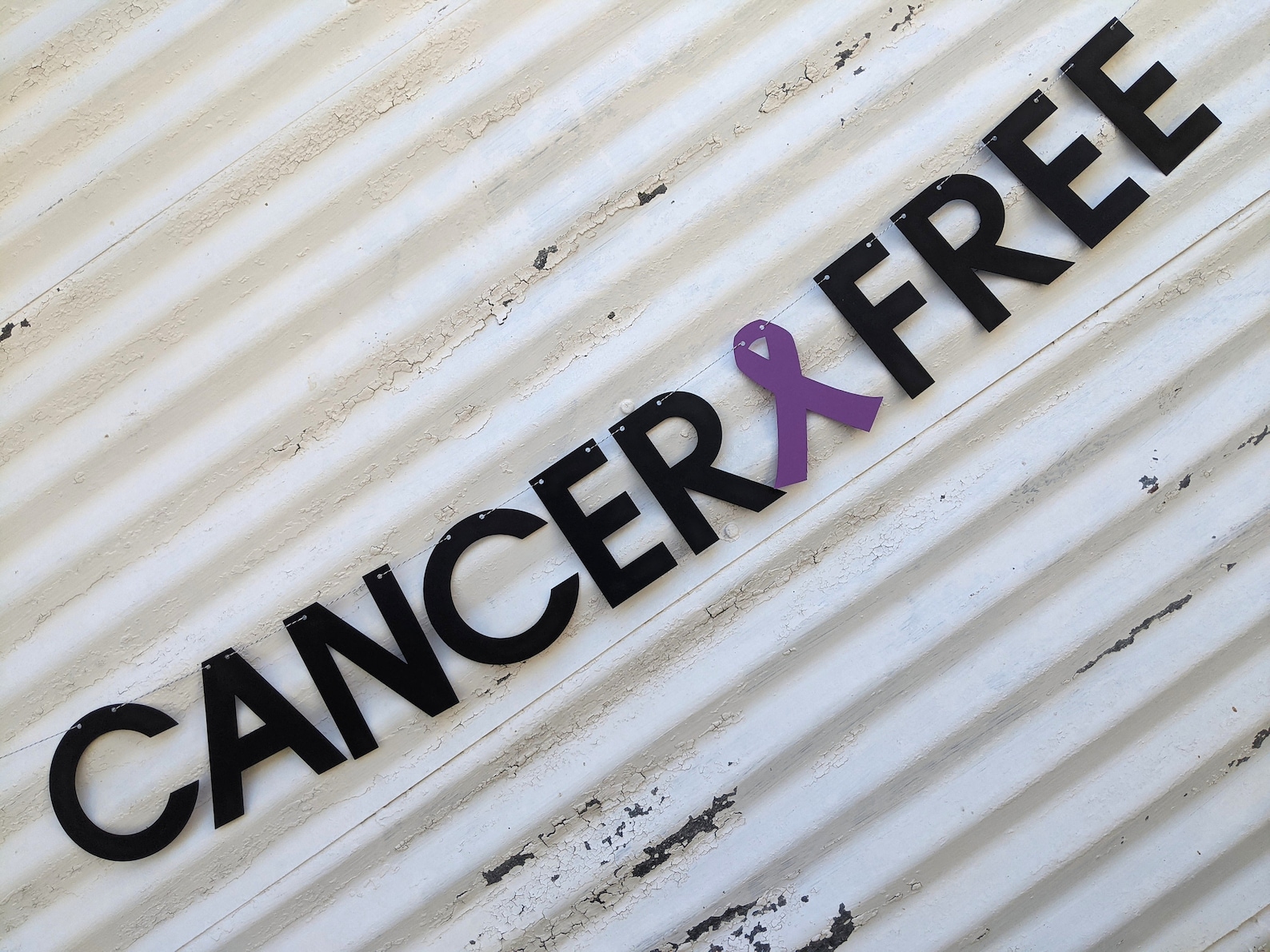 Cancer Free Banner ∙ Beat Cancer Banner ∙ Cancer Free Party ∙ Cancer ...