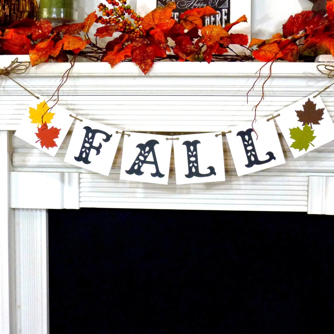 Fall Decorations Banner - Fall Sign - Thanksgiving Decorations ...