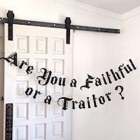 The Traitors Letter Personalised Traitors Tv Show Gift Replica Murder ...