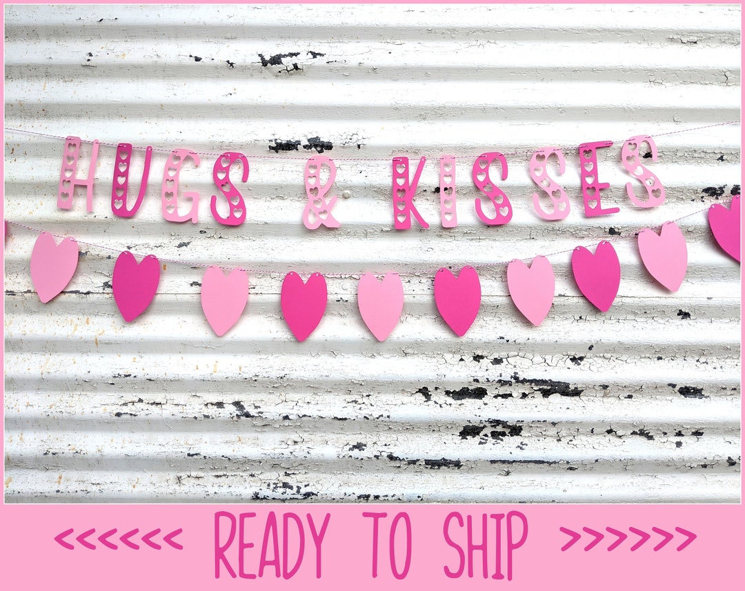 Valentine's Decoration Banner / I Heart You / Valentine Banner ...