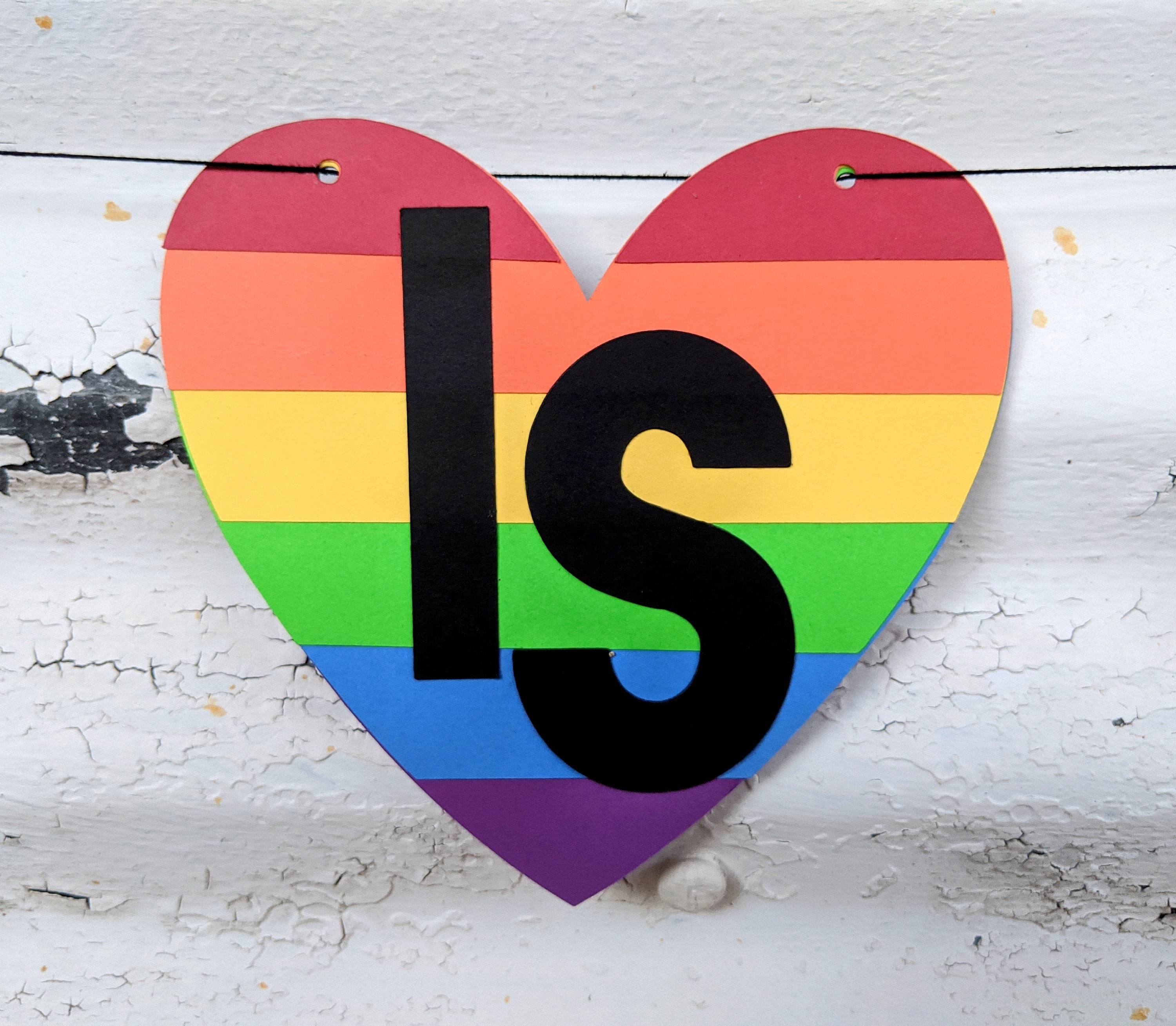 Rainbow Pride Love is Love Banner Party Decor Rainbow | Etsy