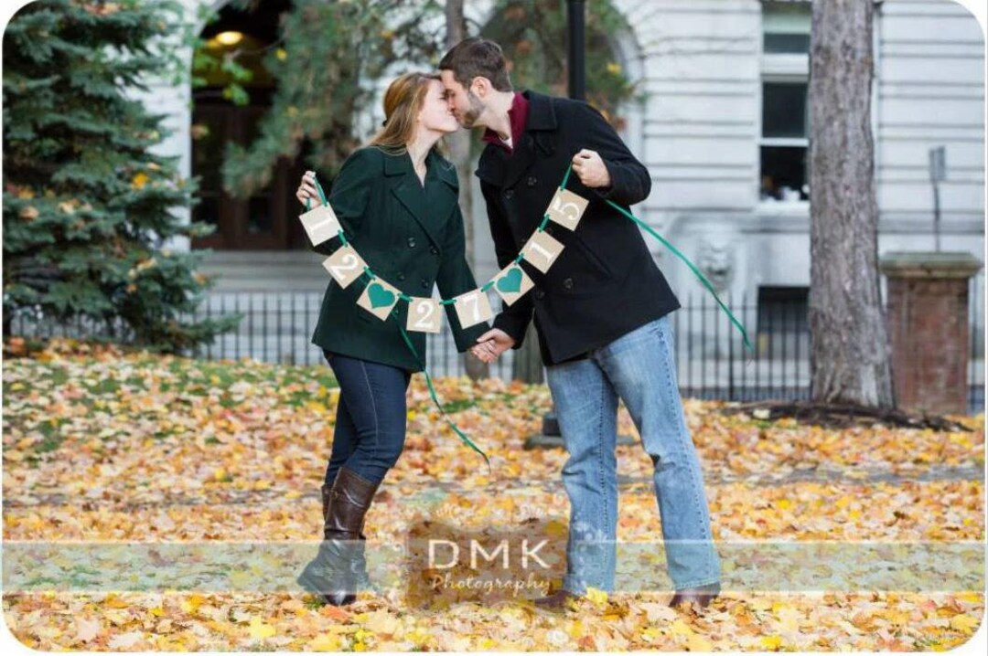 Save the Date Banner - Wedding Garland - Save the Date Props - DIY ...