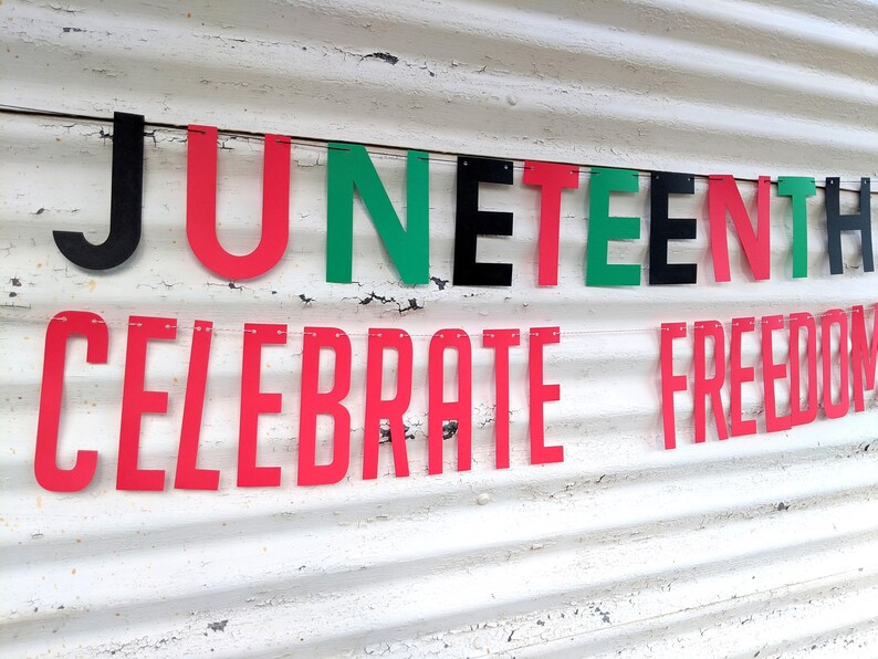 Juneteenth Banner Juneteenth Sign Celebrate Freedom - Etsy
