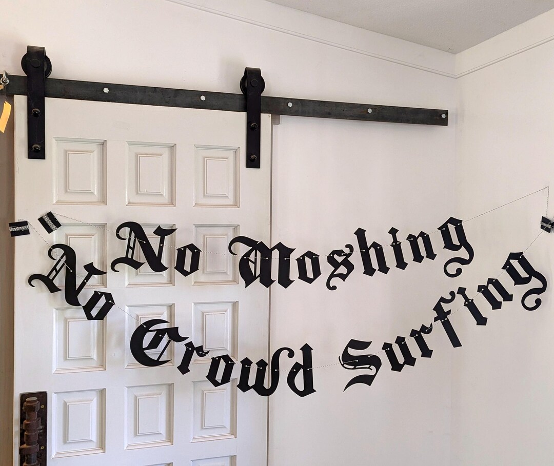 No Moshing No Crowd Surfing / Warped Tour Themed Bachelorette / Warped ...