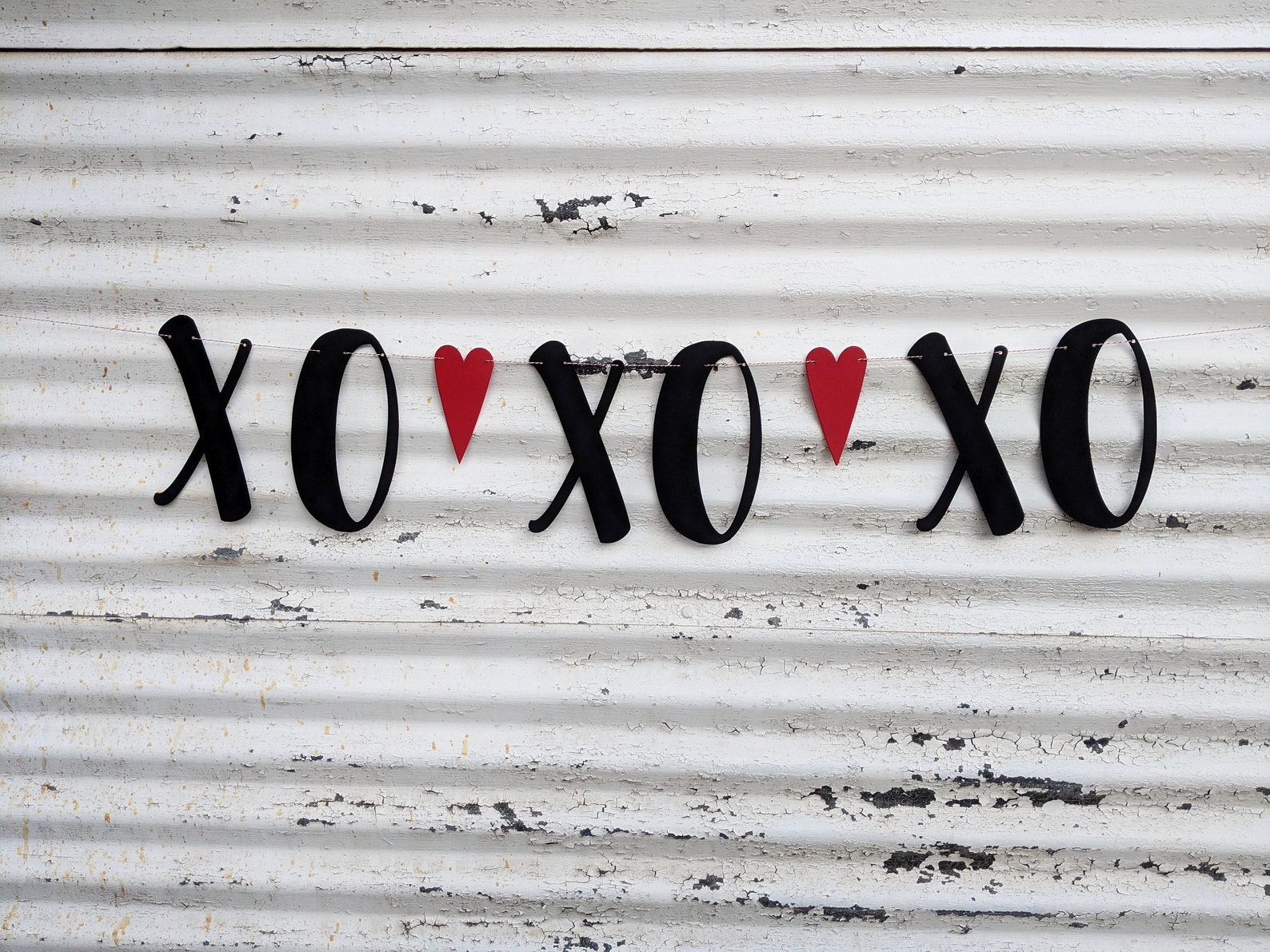 Valentine's Decor Banner XO XO XO Banner Valentine | Etsy