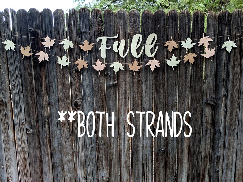 Fall Farmhouse Banner Fall Banner Plus Leaves Garland - Etsy