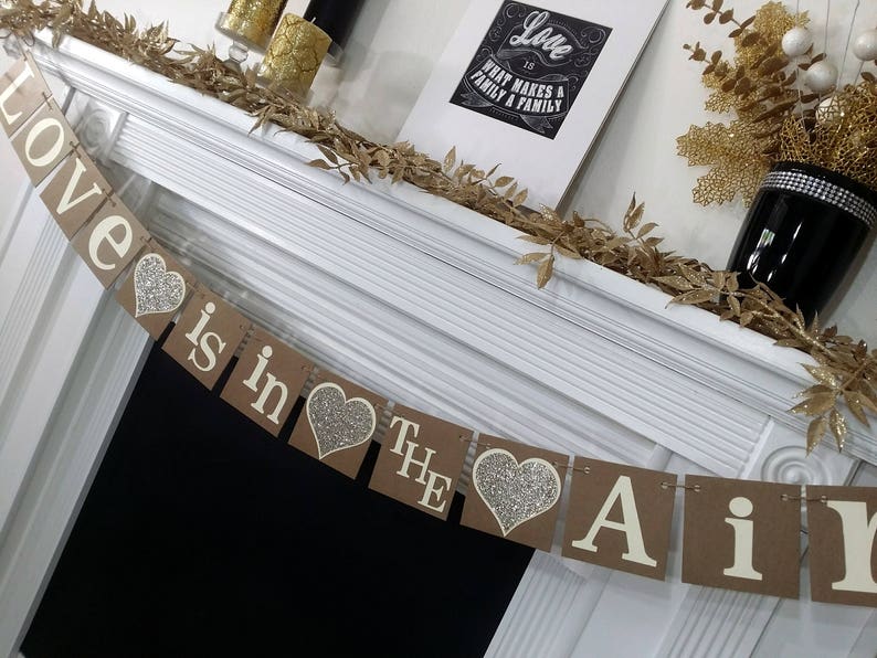 Love is in the Air - Valentine's Decoration Banner - Happy Valentines ...