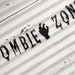 Zombie Banner ∙ ZOMBIE ZONE ∙ Walking Dead ∙ Halloween Decor ∙ Zombie ...
