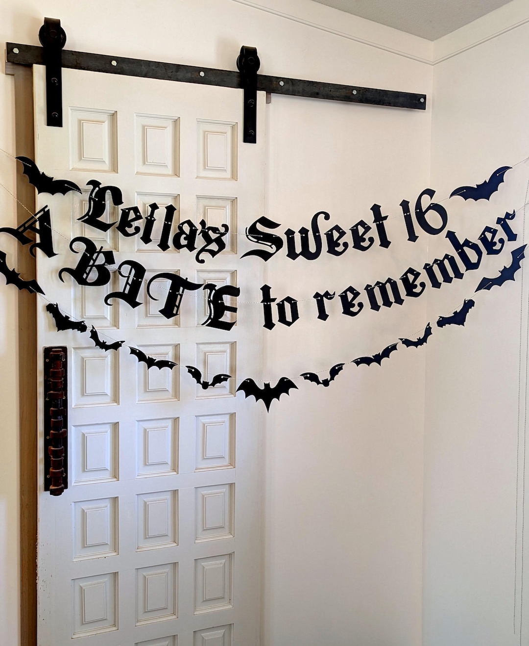 A Bite to Remember Sweet 16 Banner - Bats Garland - Emo Goth Bats ...