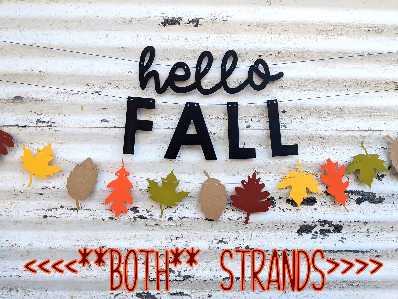 HELLO FALL Banner Fall Decorations Banner Thanksgiving - Etsy