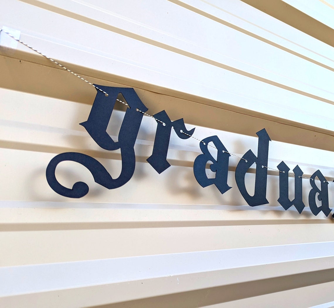Graduation Era Banner, Grad Party Decoration - Graduation Party Supply ...