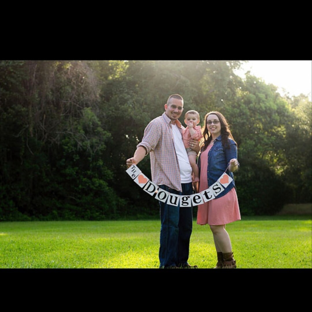 Last Name Banner - Family Sign Police Decor - Rustic Garland - Family ...