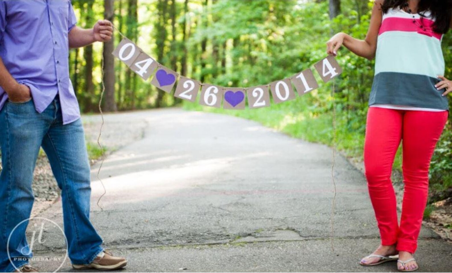 Save the Date Banner / Wedding Garland / Save the Date Props / Diy ...