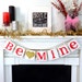 Valentine's Decoration Banner / Be Mine / Valentine Banner / Valentine ...