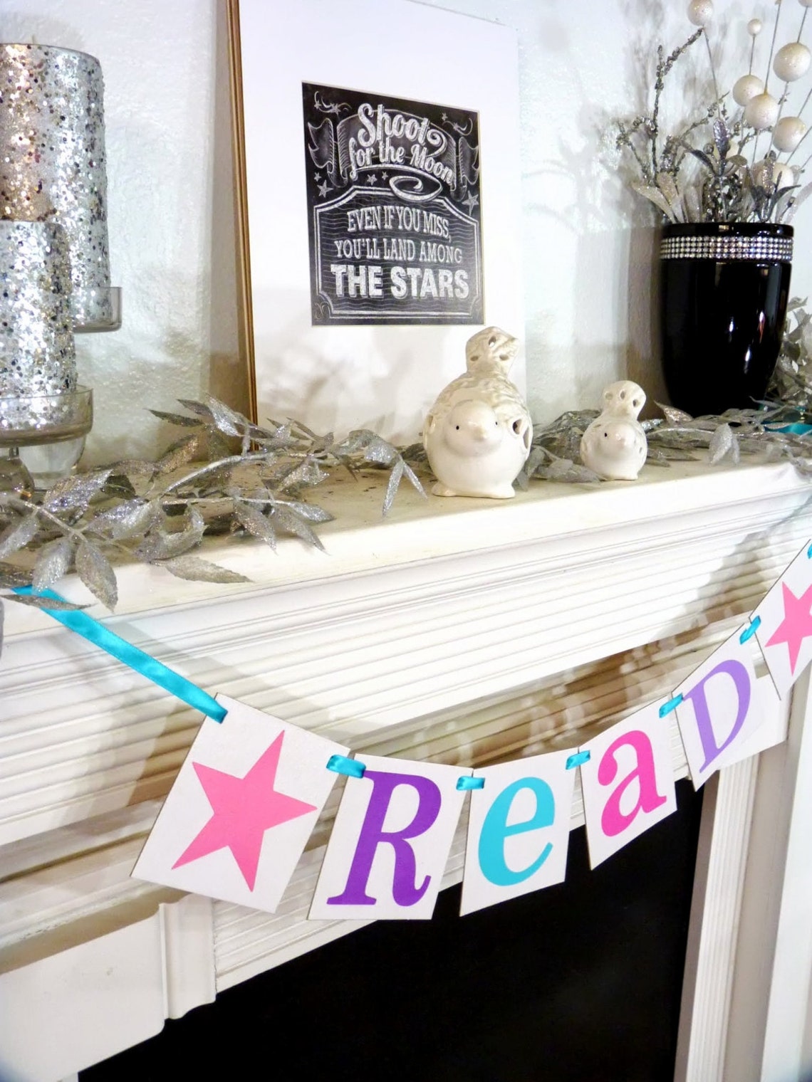 Teacher Gift / Read Sign / Garland / Classroom Decor / Girl Themed ...