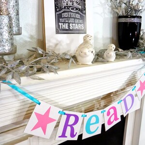 Teacher Gift / Read Sign / Garland / Classroom Decor / Girl Themed ...