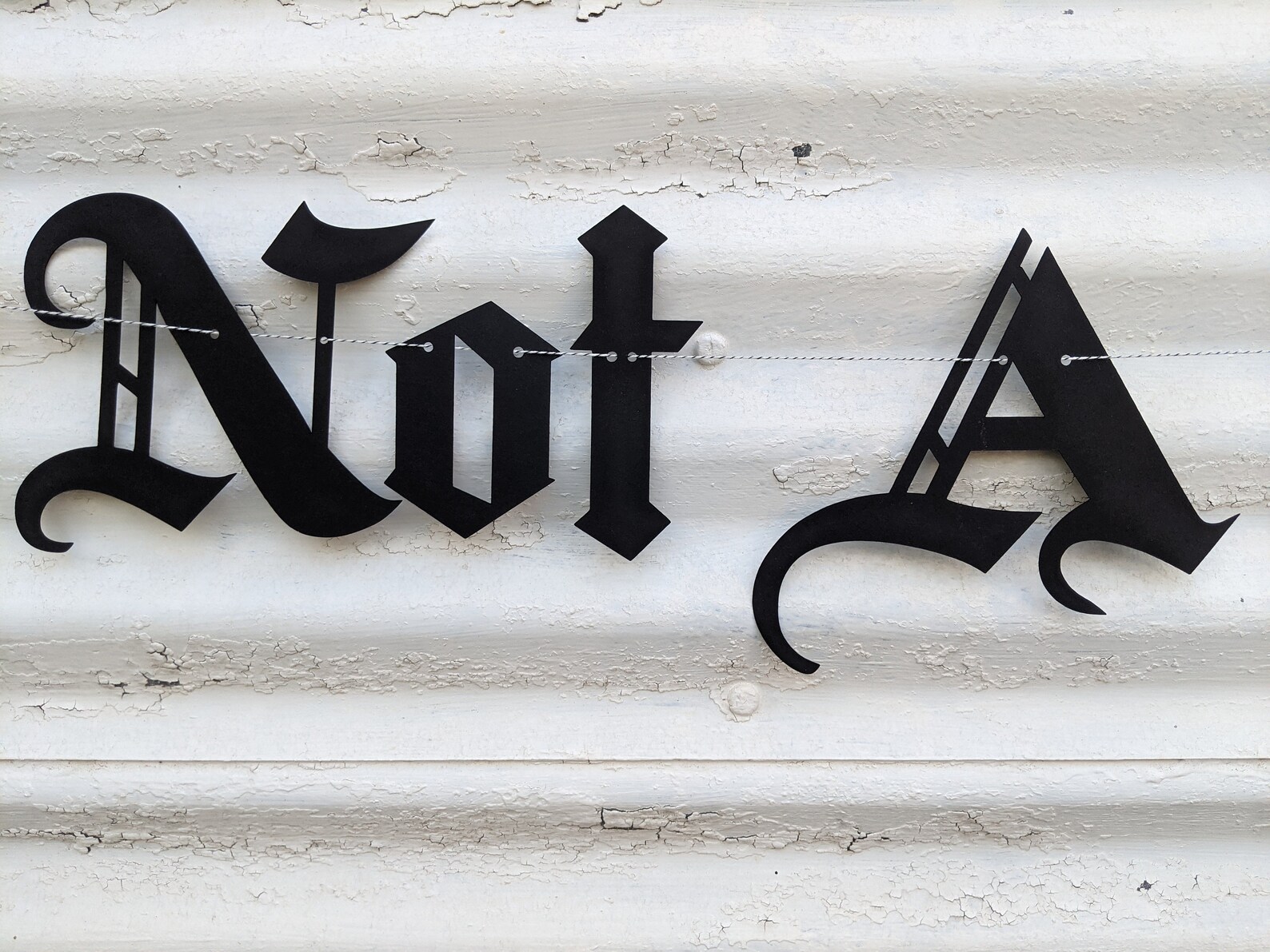 Its Not a Phase Banner ∙ Gothic Letters ∙twenties, Thirties, Forties ...
