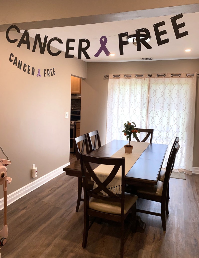 Cancer Free Banner ∙ Beat Cancer Banner ∙ Cancer Free Party ∙ Cancer ...