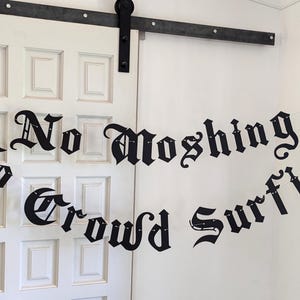 No Moshing No Crowd Surfing / Warped Tour Themed Bachelorette / Warped ...