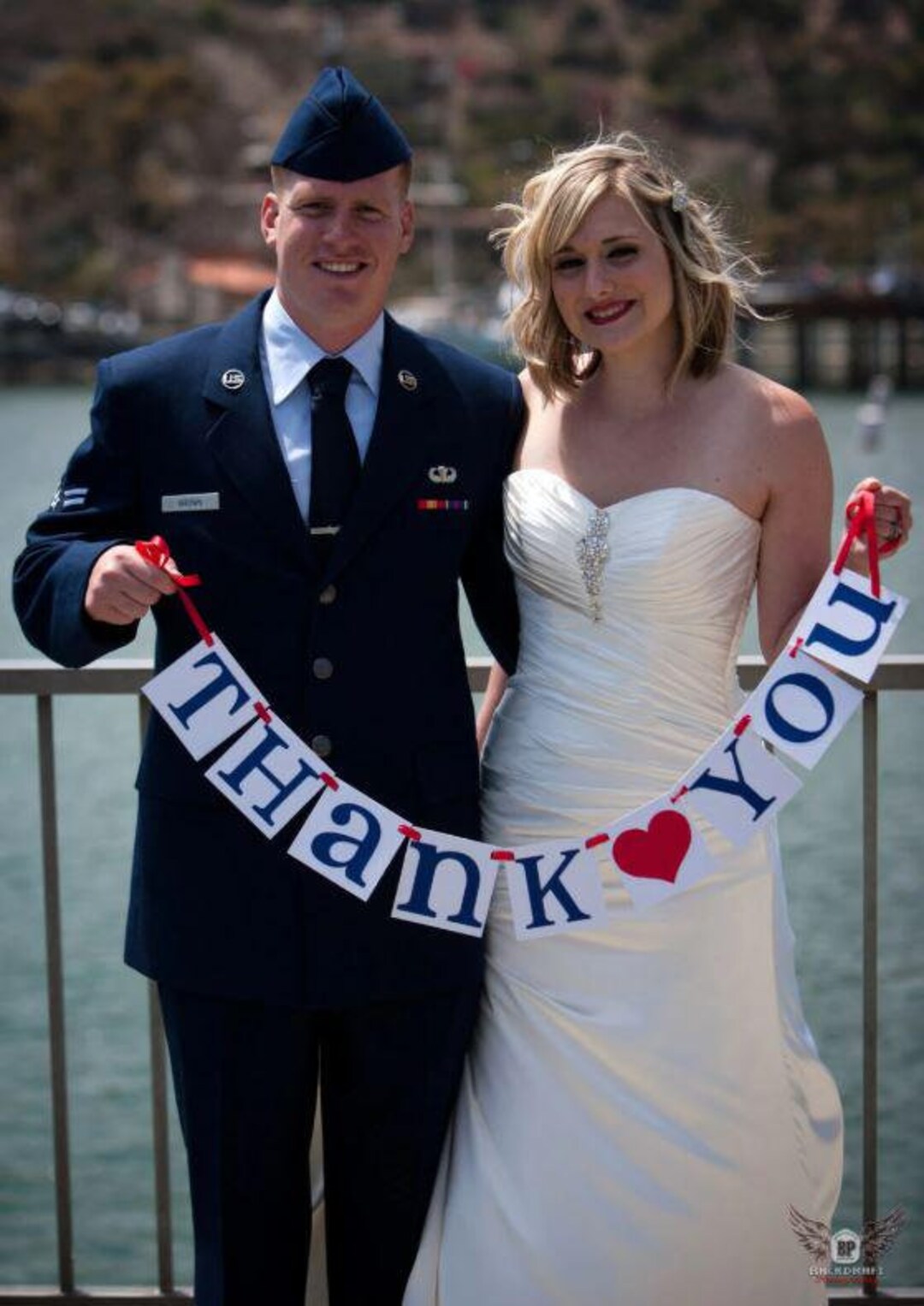 Thank You Banner / Wedding Garland Banner / Thank You Card / Photo Prop ...