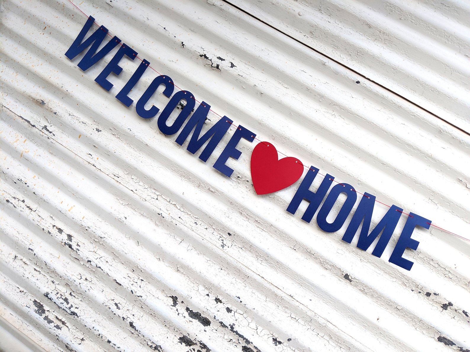 Welcome Home Banner Welcome Home Garland Rustic Home Decor Fireplace ...