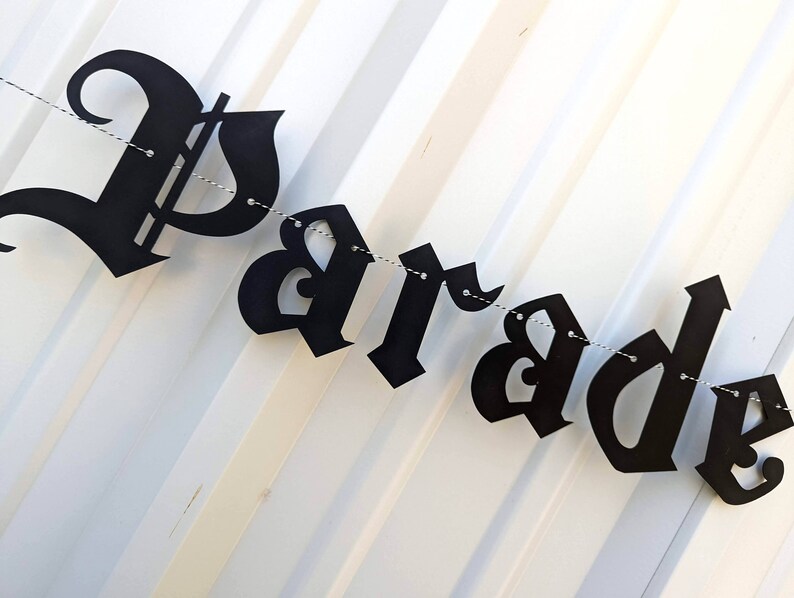 Custom Bach Parade Banner Goth Bridal Shower Bachelorette - Etsy