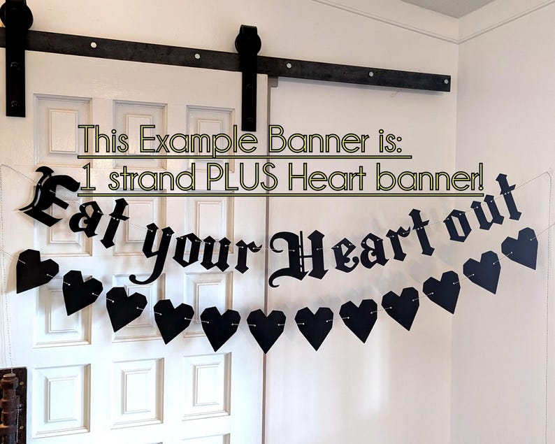 Custom Goth Banner - Blackletter, Old English - Personalized & Pre ...